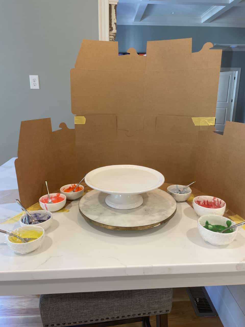 Paint Splatter Cake - Tabetha's Table