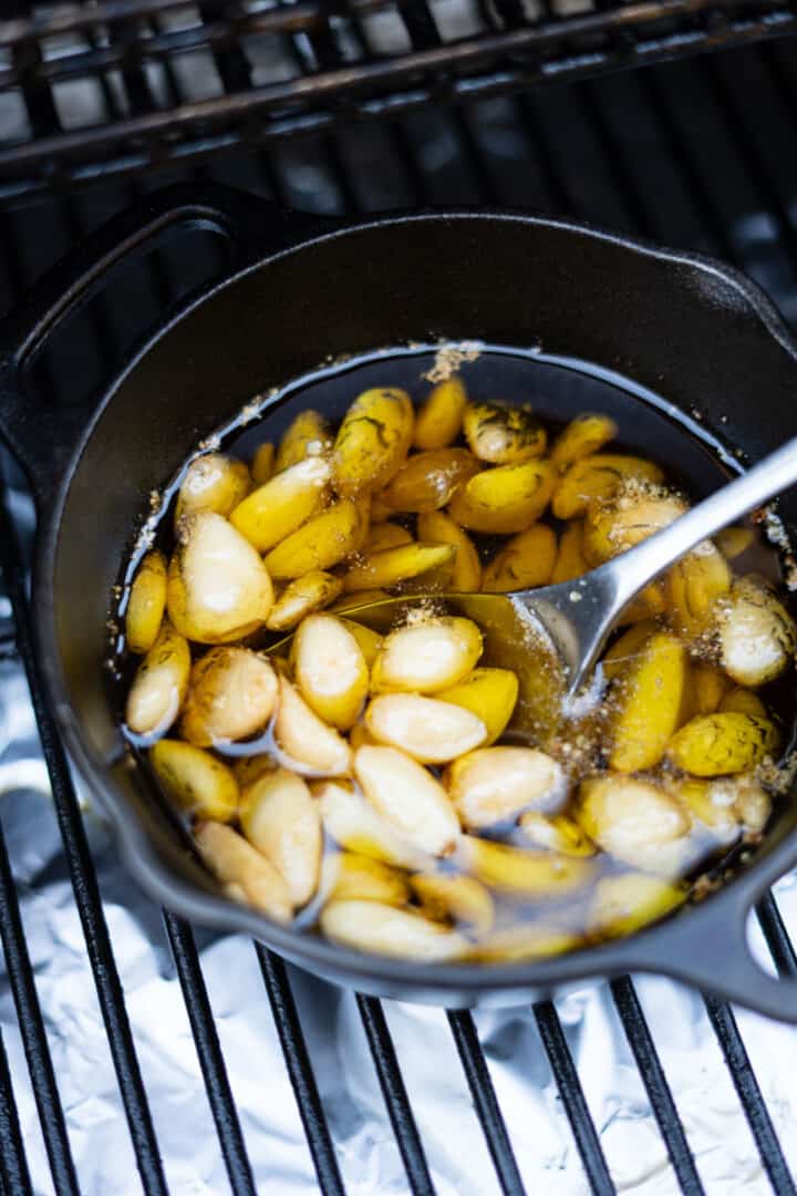 Easy Smoked Garlic Recipe Using Peeled Cloves